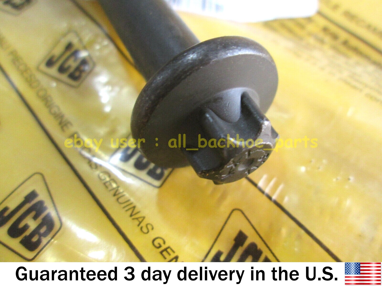 JCB BACKHOE - GENUINE JCB ENGINE CYLINDER HEAD BOLT M12 X 140 (PART ...