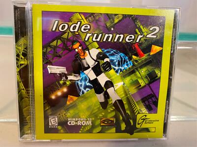Lode Runner 2 PC CD-Rom 1998 w Windows 3D Action Arcade Game Pre-Owned ...