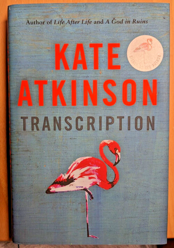 Kate Atkinson TRANSCRIPTION Indie Bookshop SIGNED 1st Ed, pink sprayed ...