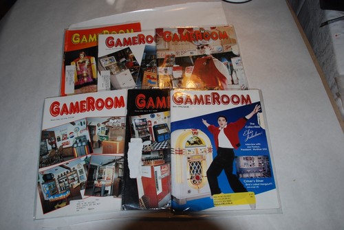 6 GAMEROOM MAGAZINES JANUARY, MARCH, MAY, JUNE, JULY AND DECEMBER 1996 ...