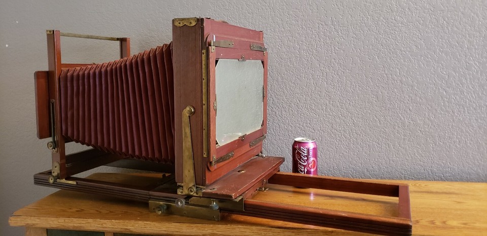 RARE Eastman #2 / 7x11 View camera / Wood camera/ wood Tripod / lens | eBay