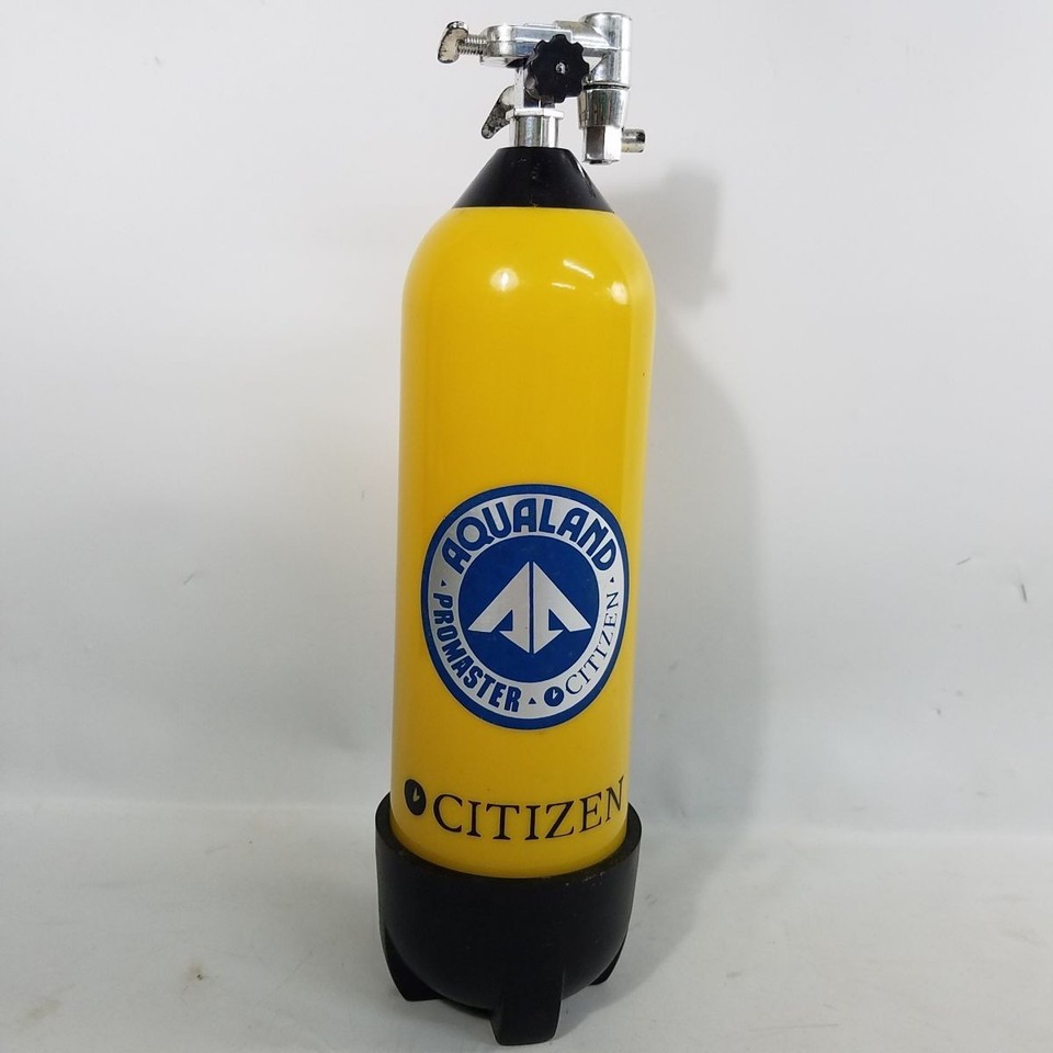Citizen Aqualand Promaster Scuba Divers Watch Yellow Scuba Tank Case ...