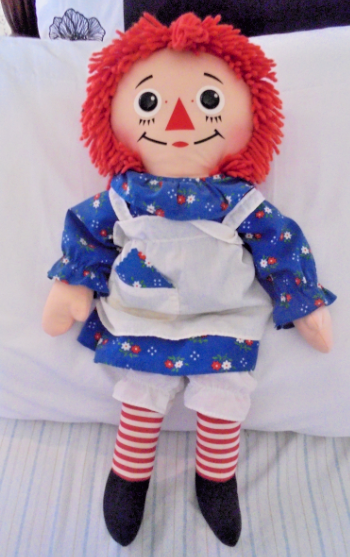 13" Raggety Ann Applause 85th Birthday Edition & 18" Playskool Raggety ...