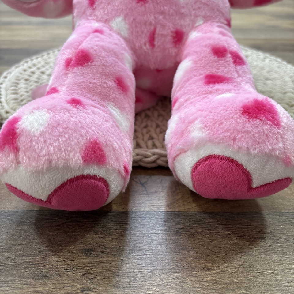 Build A Bear Huggable Hearts Kitty Cat Pink Plush 17” BABW 2014 | eBay