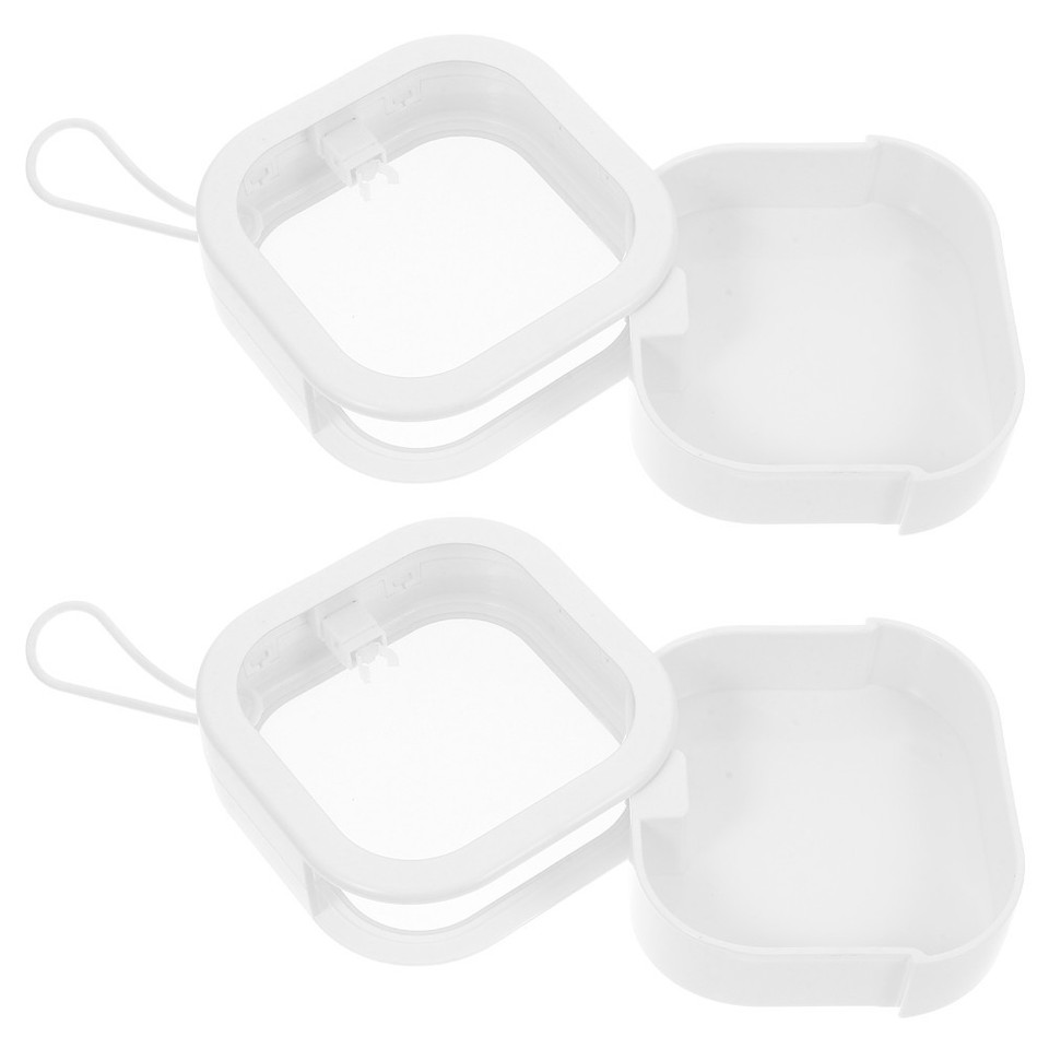 2 Pcs Portable Hair Tie Holder Scrunching Storage Accessory Organiser ...