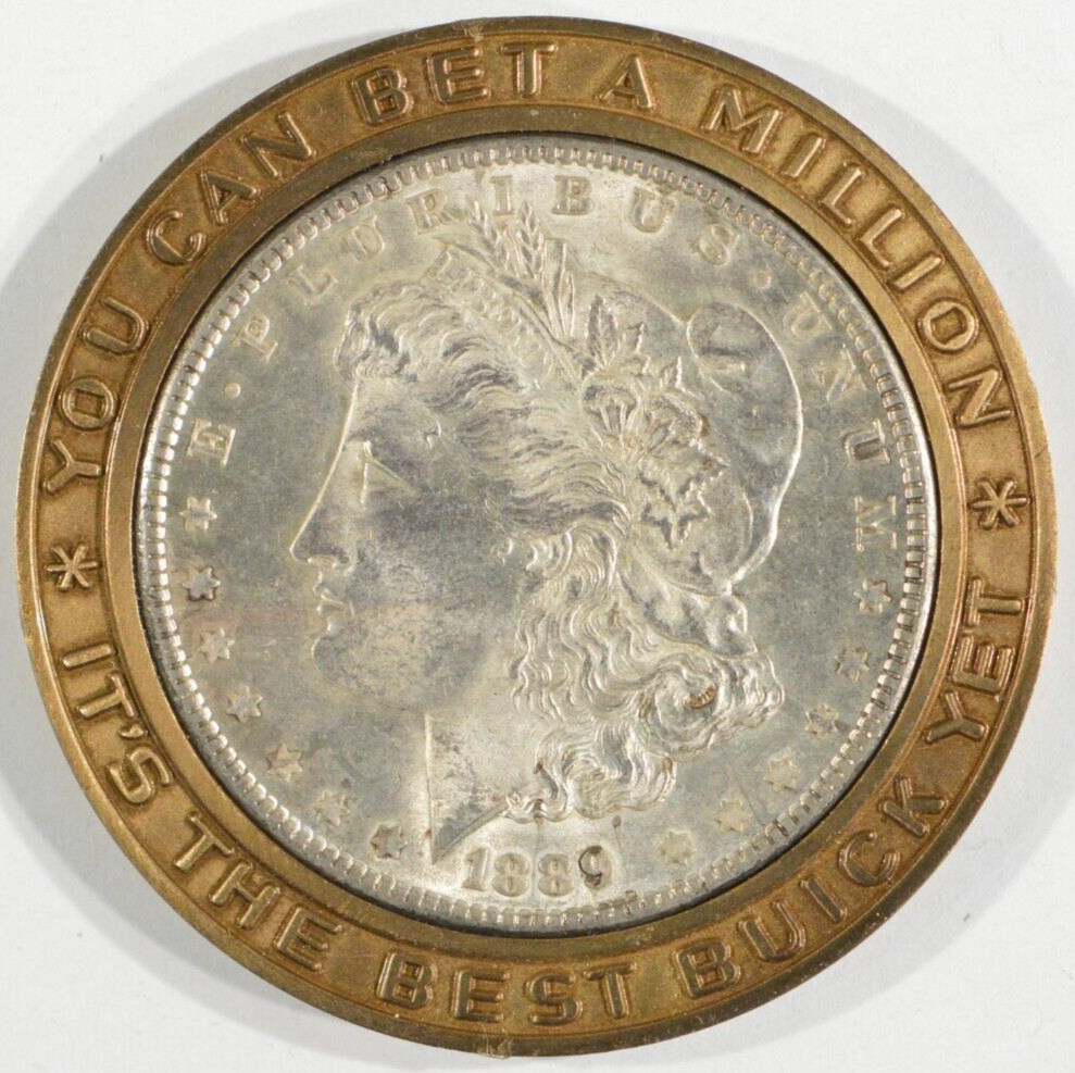 1889 Morgan Silver Dollar $1 Buick Advertising Encased Coin | eBay