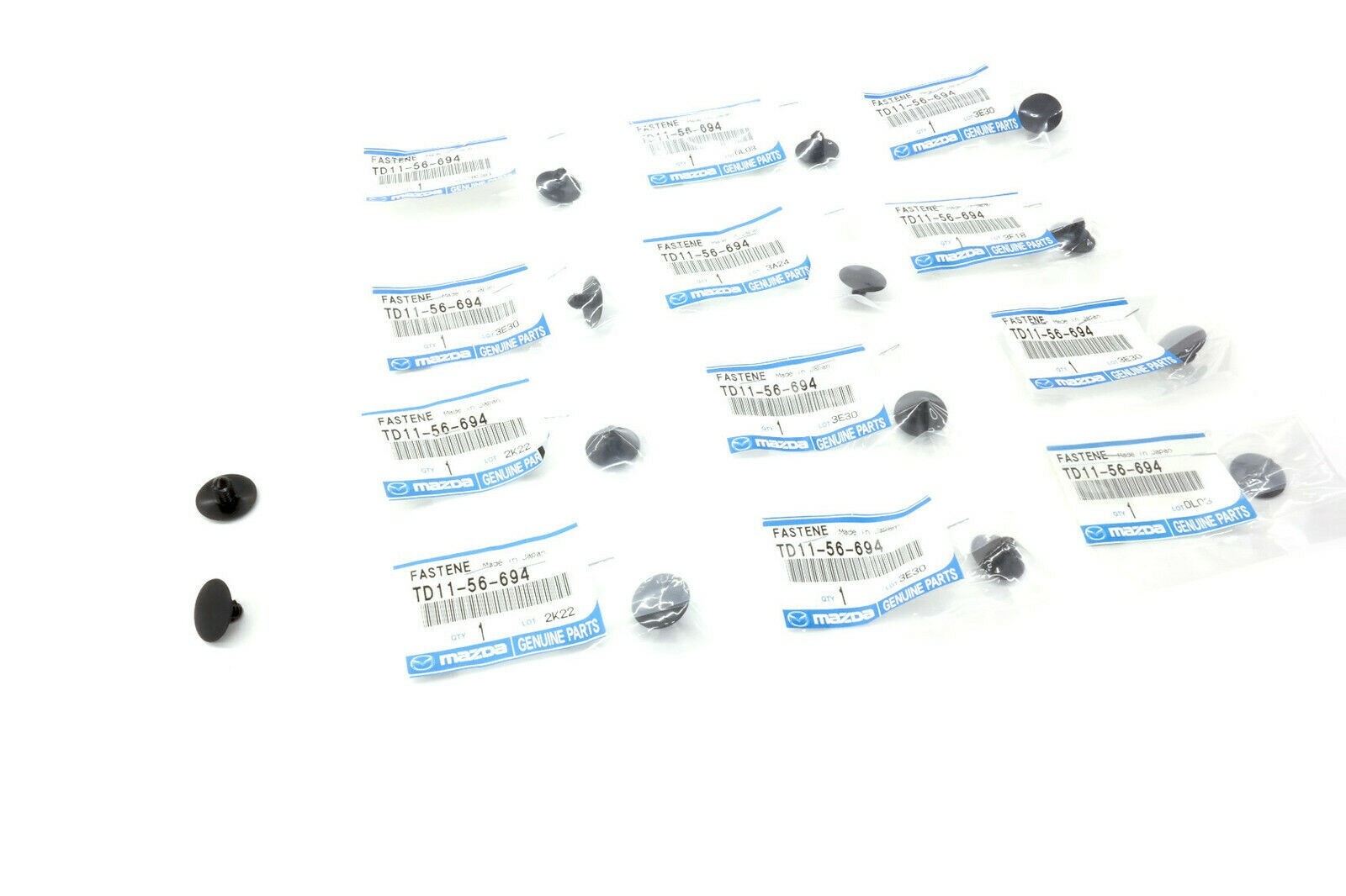 Mazda CX-5/7/9 2 3 5 6 Miata Hood Insulation Retainers OEM TD11-56-694 ...