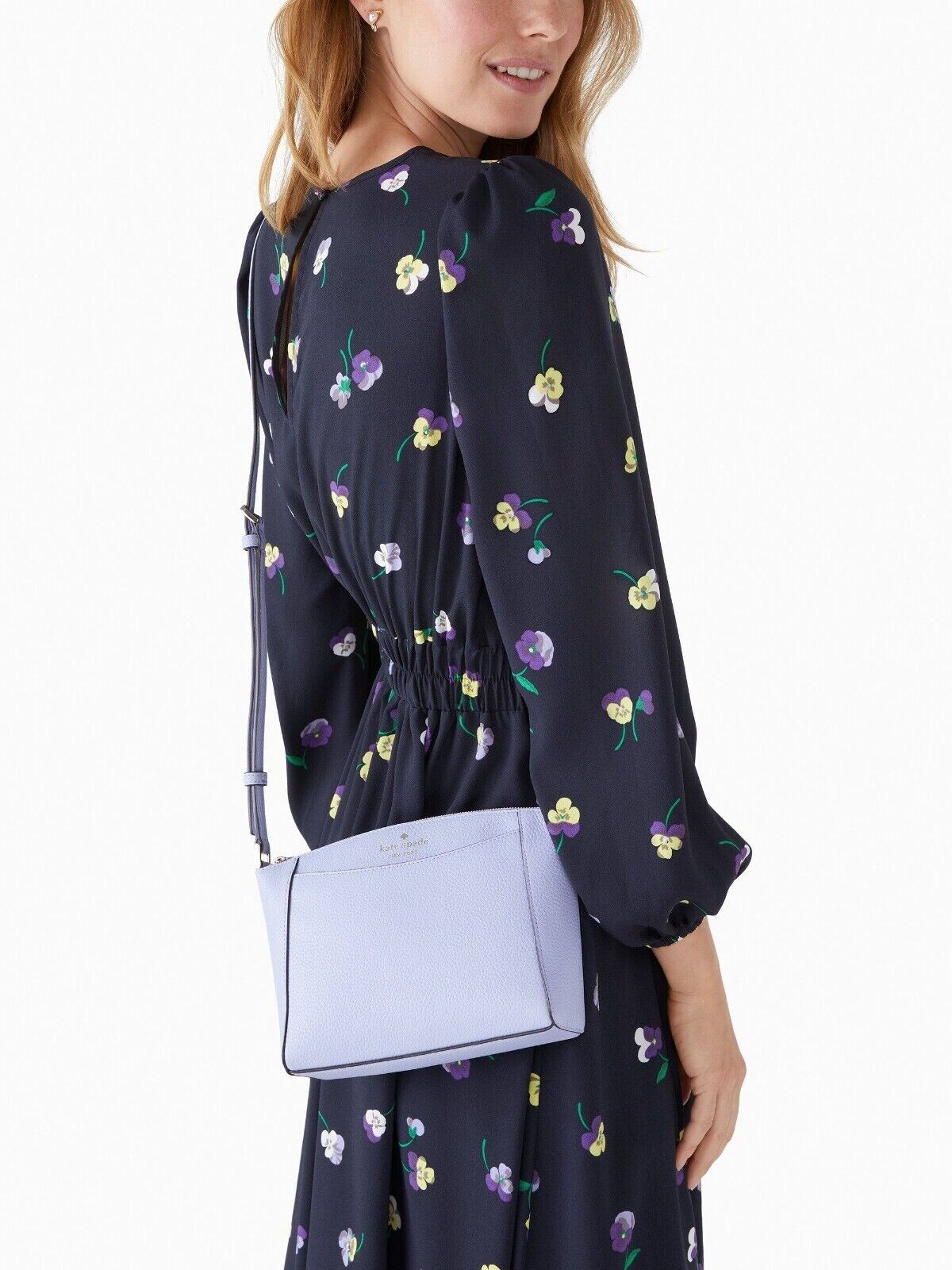 Kate Spade Monica Crossbody Lilac Leather WKR00258 Lavender NWT $279 ...