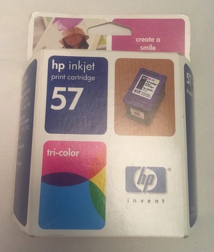 New Sealed Box HP 57 Print Cartridge Tri-color Inkjet Expired | eBay