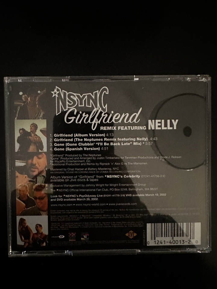 NSYNC - GIRLFRIEND REMIX FEATURING NELLY CD 2002 | eBay