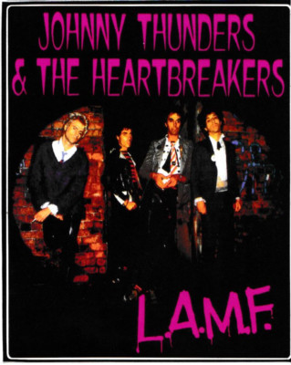 JOHNNY THUNDERS & THE HEARTBREAKERS VINYL STICKER L.A.M.F. PUNK ROCK ...