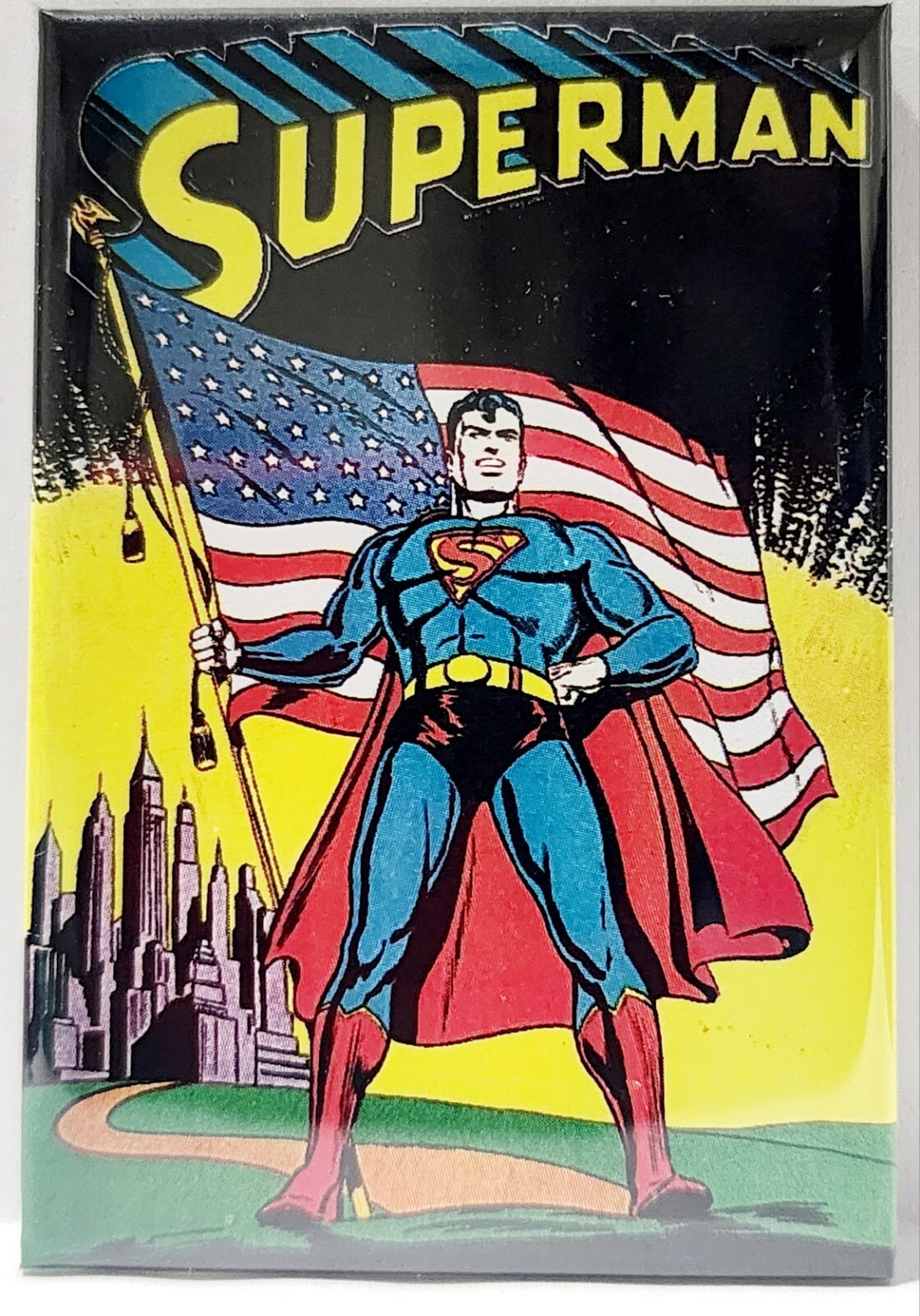 Superman MAGNET 2"x3" Refrigerator Locker Comic Vintage Cover 1 | eBay