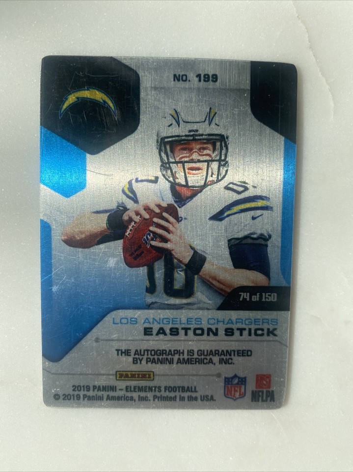 2019 Panini Elements #199 Easton Stick Auto #/150 | eBay