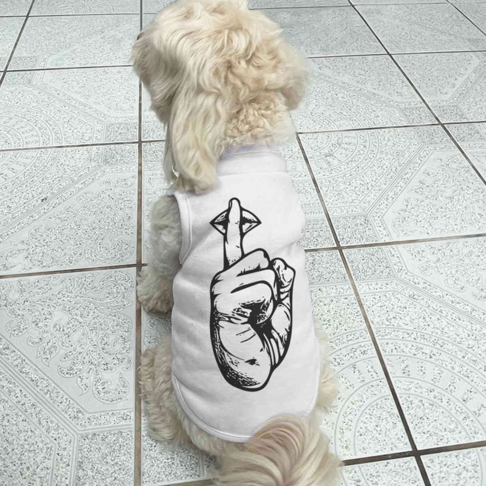 'Shh Gesture' Pet Dog / Cat T-Shirt (PT007612) | eBay