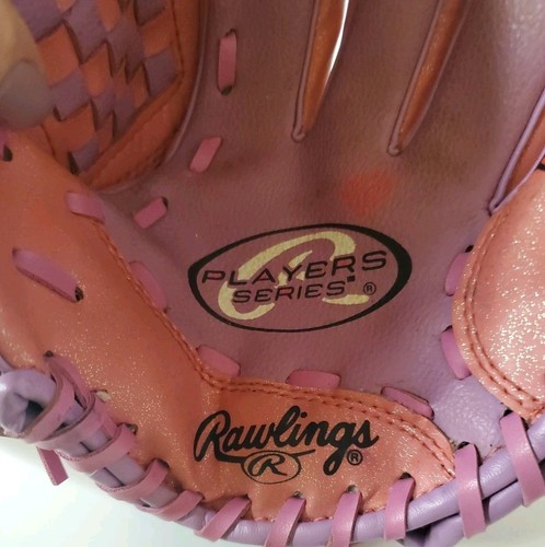 Rawlings Pink Purple Baseball Glove Mitt 9" PL109P | eBay