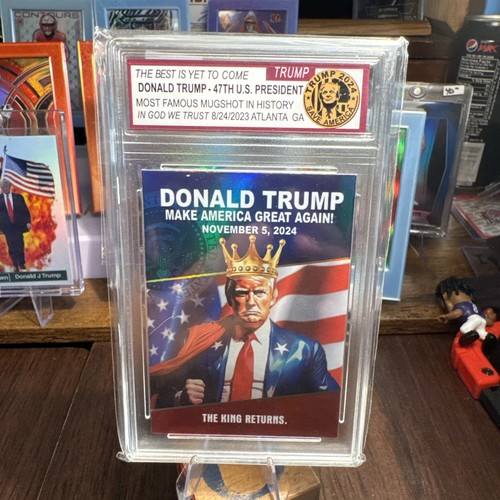 2024 Donald Trump Silver Slab “The King Returns” Custom Card | eBay
