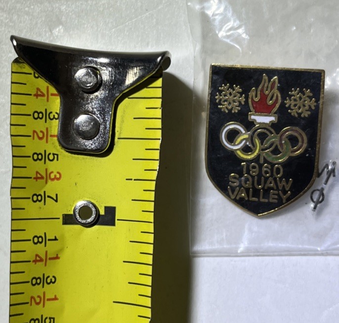 Olympic Pin 1960 SQUAW VALLEY Lake Tahoe California NOS Winter Olympics ...