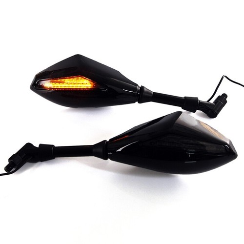 Motorcycle LED Turn Signals Rearview Mirrors For Suzuki M109 R C50 M50 ...