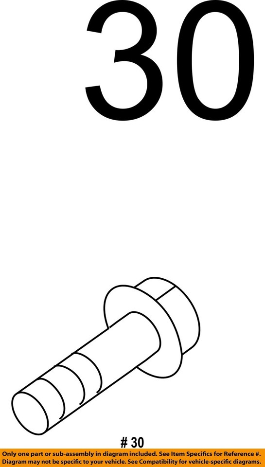 HYUNDAI OEM 07-24 Elantra GT-Lower Cntrl Arm Mount Bolt 527122G000 | eBay