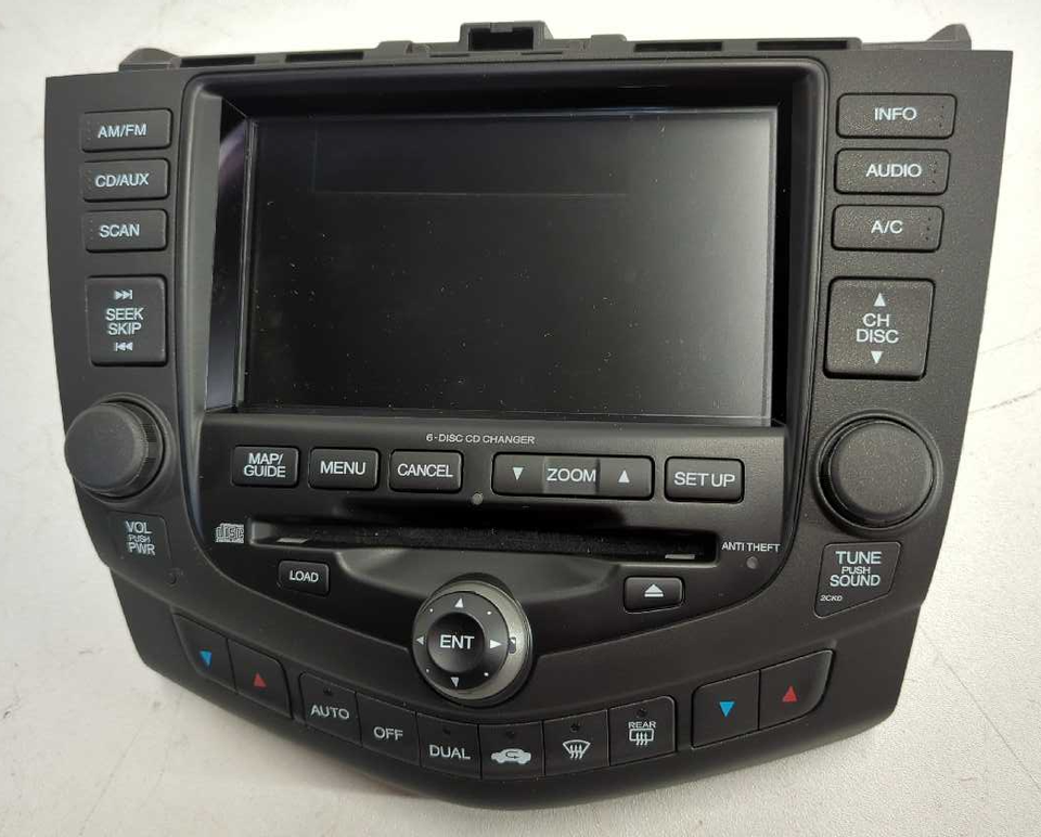 New OEM genuine Honda AM FM CD Navigation Radio 2003 Accord EX 39179 ...