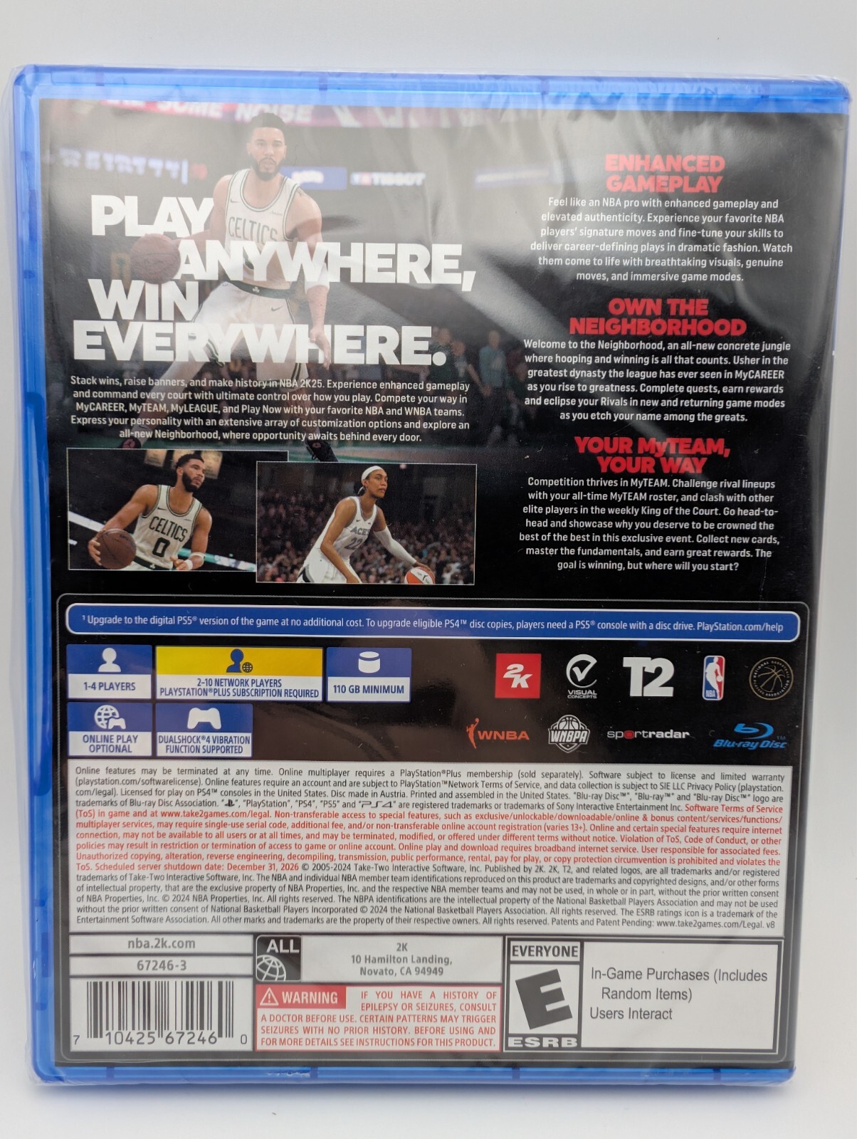 NBA 2K25 - PlayStation PS4 - NEW