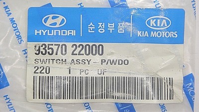 OE 93570-22000 9357022000 SWITCH ASSY-P/WDO; WINDOW SWITCH LEFT for ...