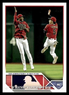 2023 Topps Series 2 D-Backs Rattle off Win Combo Card 464 Arizona ...