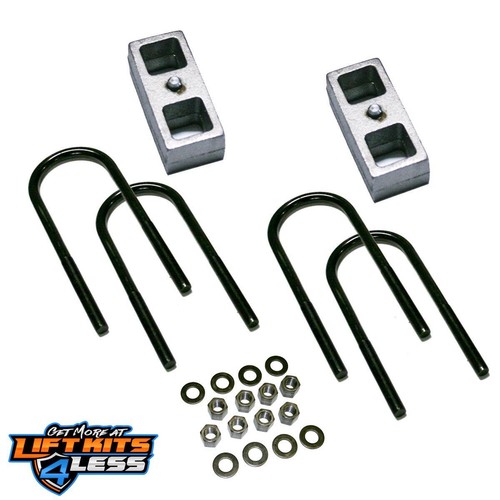 Superlift 9025 2" Rear Block Kit w/ 3 5/8" Axle Tube w/o Top Mounted ...