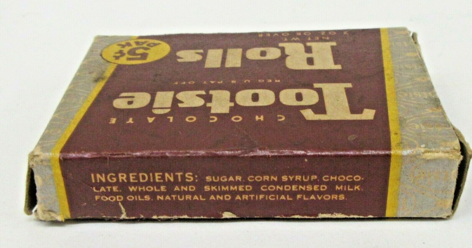 circa 1950 or earlier TOOTSIE ROLLS 5 Cent Pak BOX empty | eBay