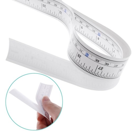 Metric Scale Sewing Machine Sticker Vinyl Ruler Self-Adhesive Measuring ...