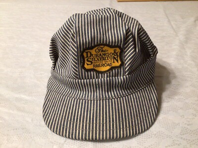 Vintage Durango & Silverton Narrow Gauge Railroad Conductor Cap Hat | eBay