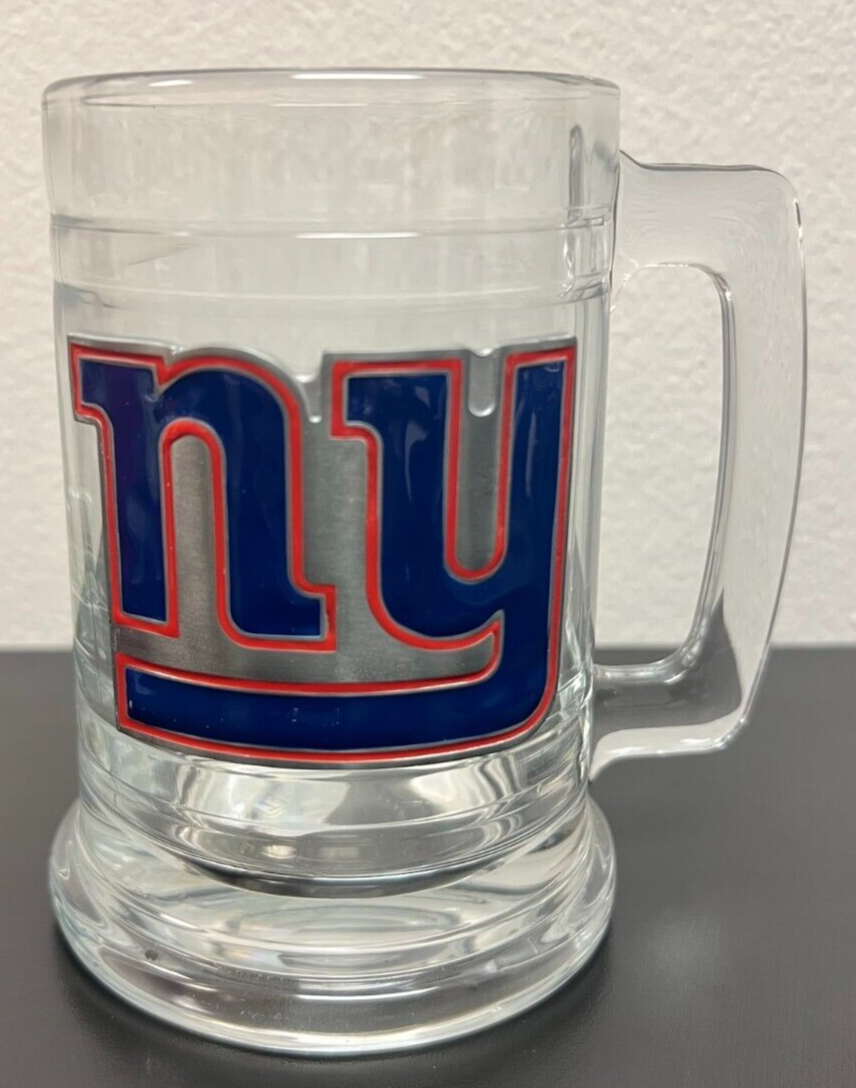 New York Giants Official NFL Beer Mug Glass Stein High Quality Raised ...