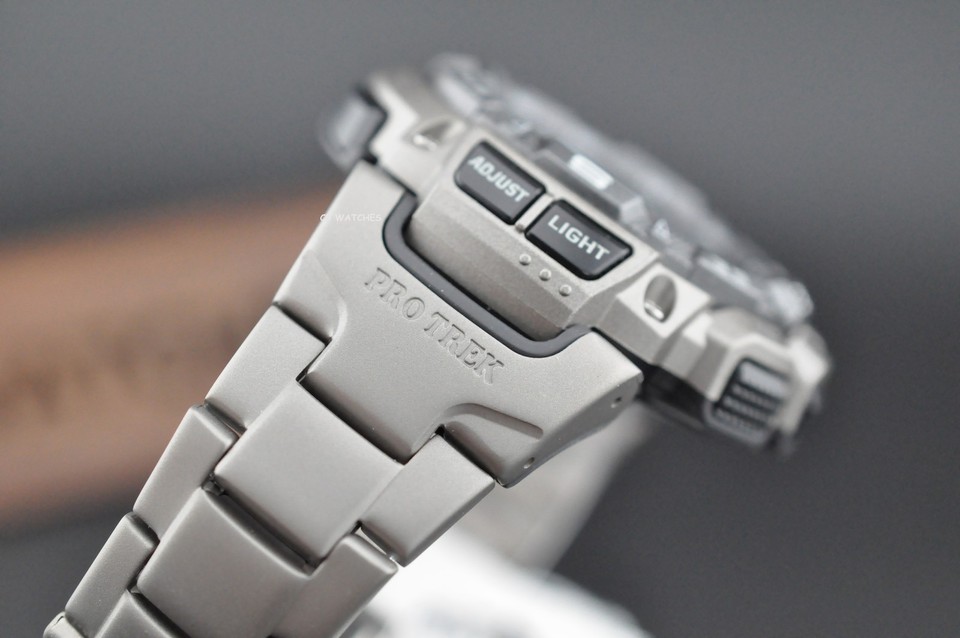 Casio Protrek Triple Sensor Solar Powered Titanium Men's Watch PRG-240T ...