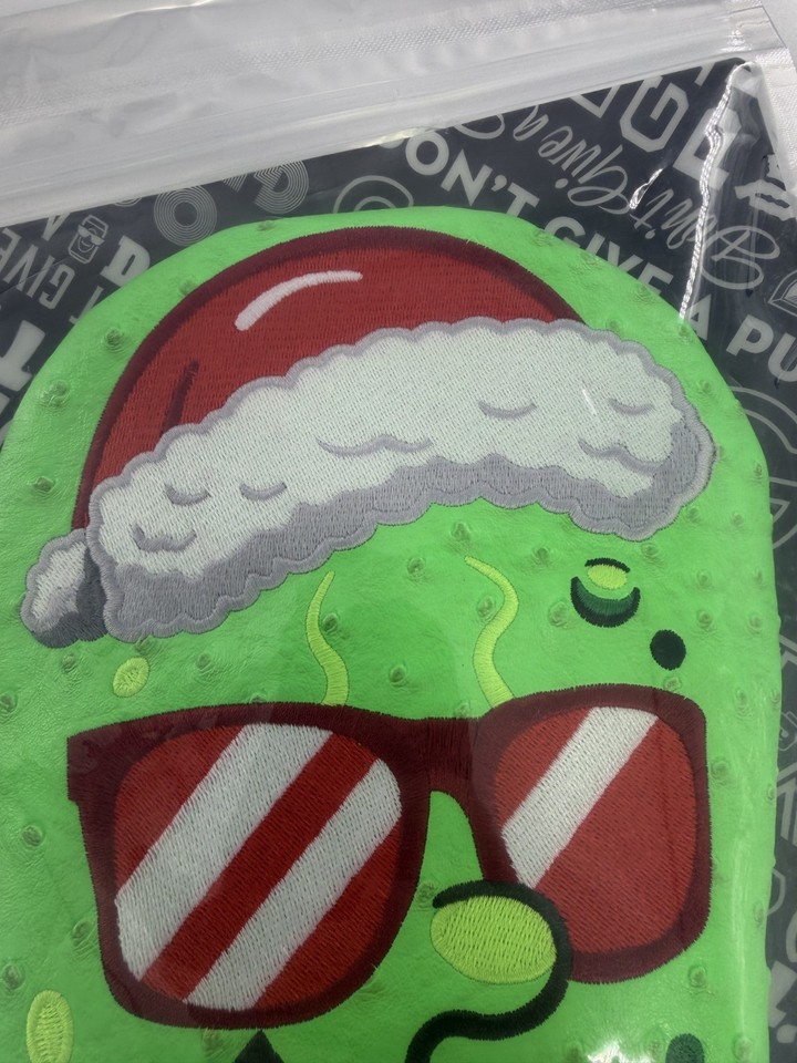 Swag Golf Swagmas Pickle Driver Cover In Hand Green Christmas | eBay