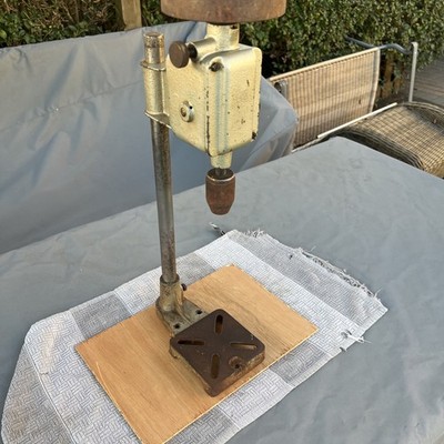 Hand crank pillar drill Press small watch makers ? Clock Model Cast ...