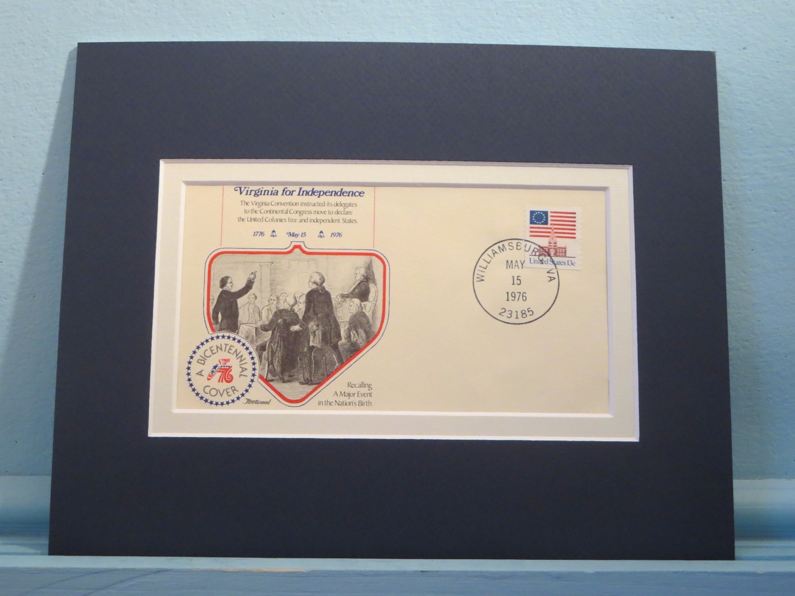 The Virginia Resolutions lead to Independence in 1776 & Commemorative ...