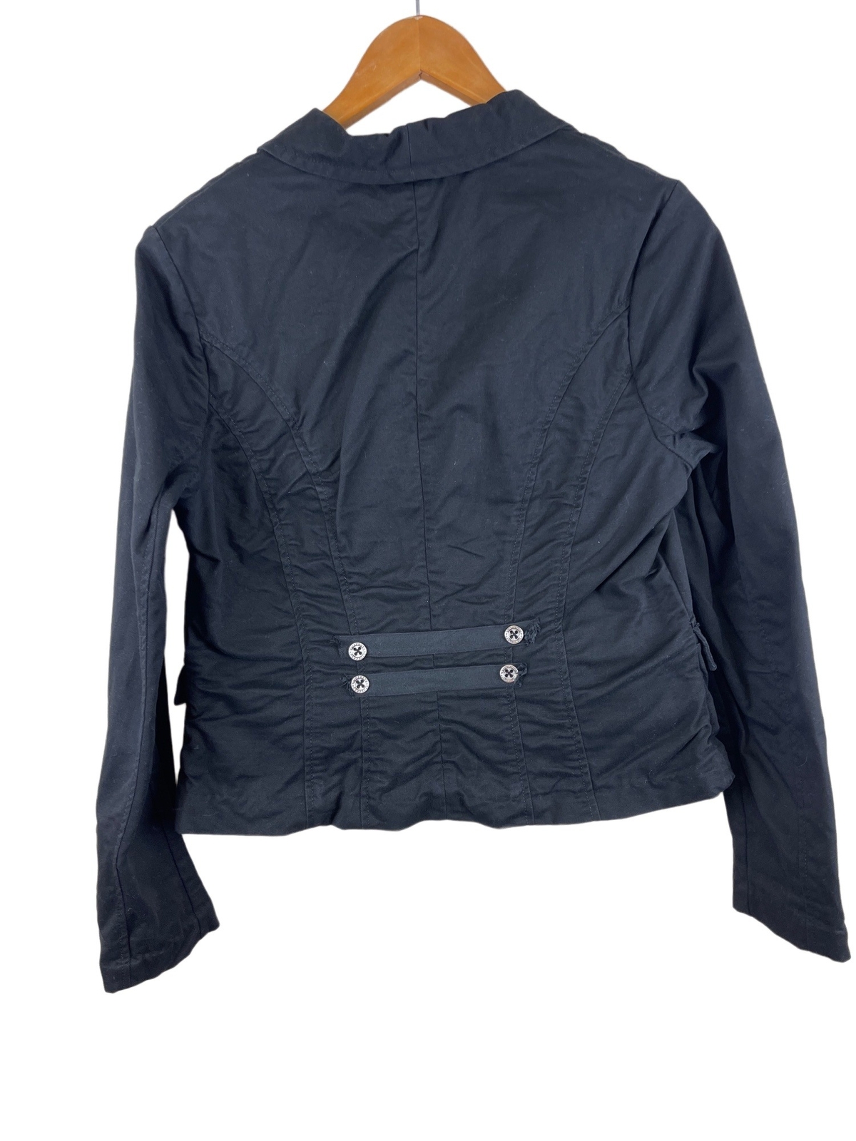 Cabi Style 329 Black Blazer Military Cropped Jacket W… - Gem