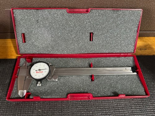 STARRETT 120A-6 Dial Caliper Stainless Hardened w/Case USA | eBay