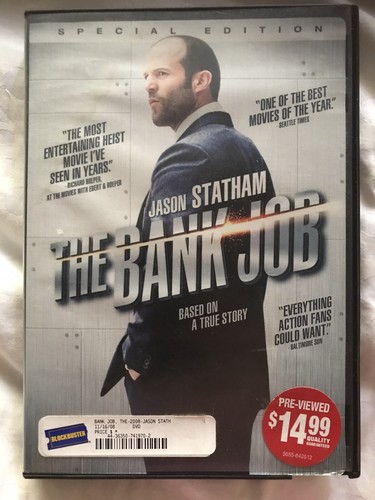 The Bank Job (DVD, 2008) Jason Statham Special Edition Extra Bonus ...