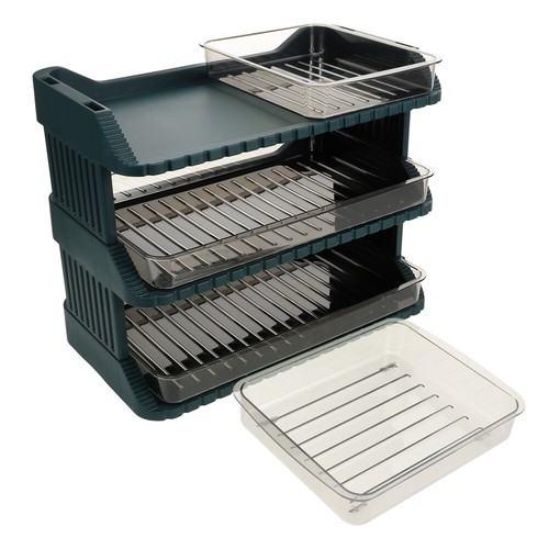 Kitchen Dish Plate Rack Multi-functional Storage Rack Food Preparation ...