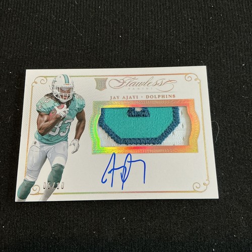 2015 Flawless Jay Ajayi Gold Rookie Patch Auto RPA Autograph RC #05/10 ...