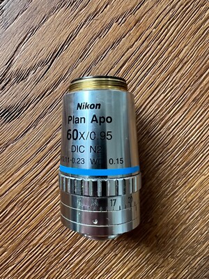 Nikon Planapo 60x Dry 0.95 Microscope Objective DIC | eBay