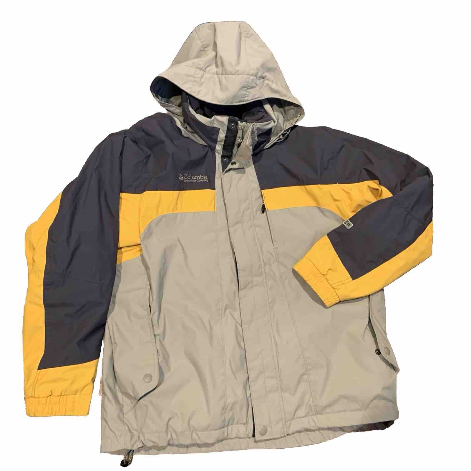 Columbia Bugaboo Men Jacket Size L Packable Hood Core Interchange