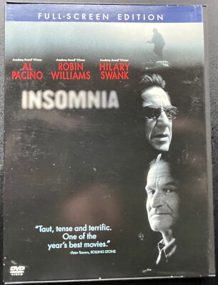 Insomnia (Full Screen Edition), Al Pacino, Robin Williams, DVD, VG ...