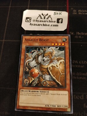 assault beast - unlimited common nm op10-en014 - YUGIOH A+ STORE | eBay