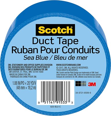 Scotch® Duct Tape Durable, Waterproof, 1.88 in x 20 yd (48 mm x 18,2 m ...
