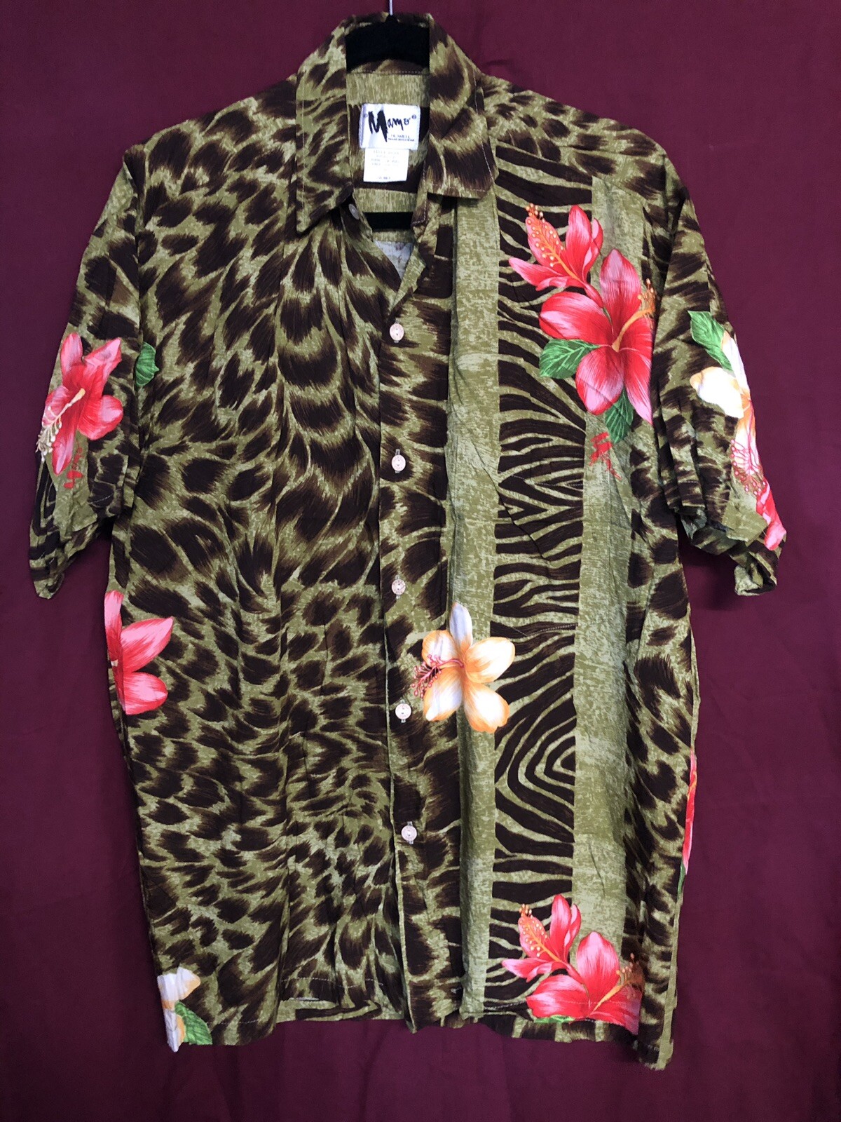 Mamo Howell Hawaiian Shirt Rayon sz.Small | eBay