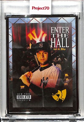 2021 TOPPS PROJECT 70 #530 DEREK JETER BY DJ SKEE P70 AP SILVER FRAME ...