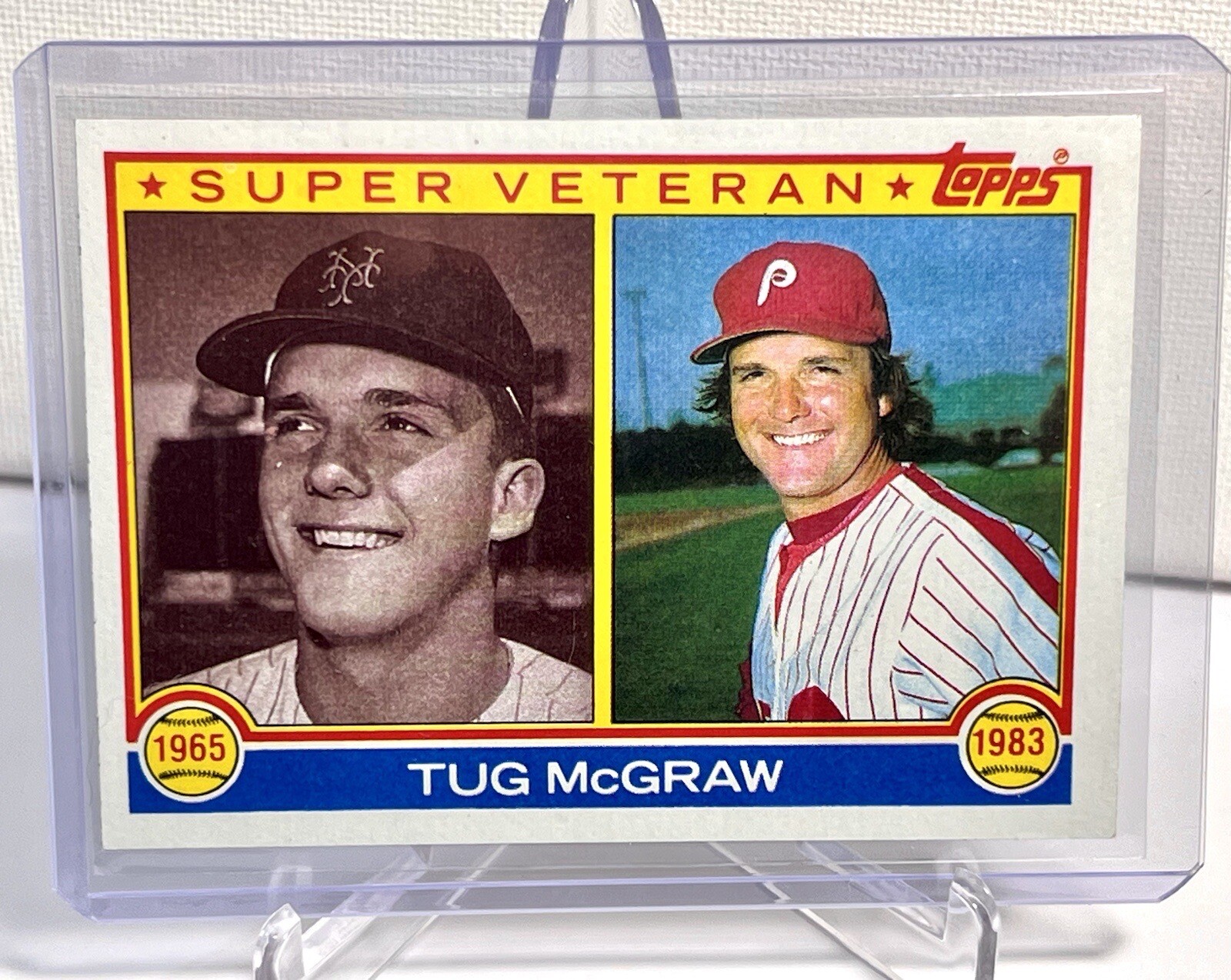 1983 Tug McGraw Topps Super Veteran #511 Philadelphia Phillies | eBay