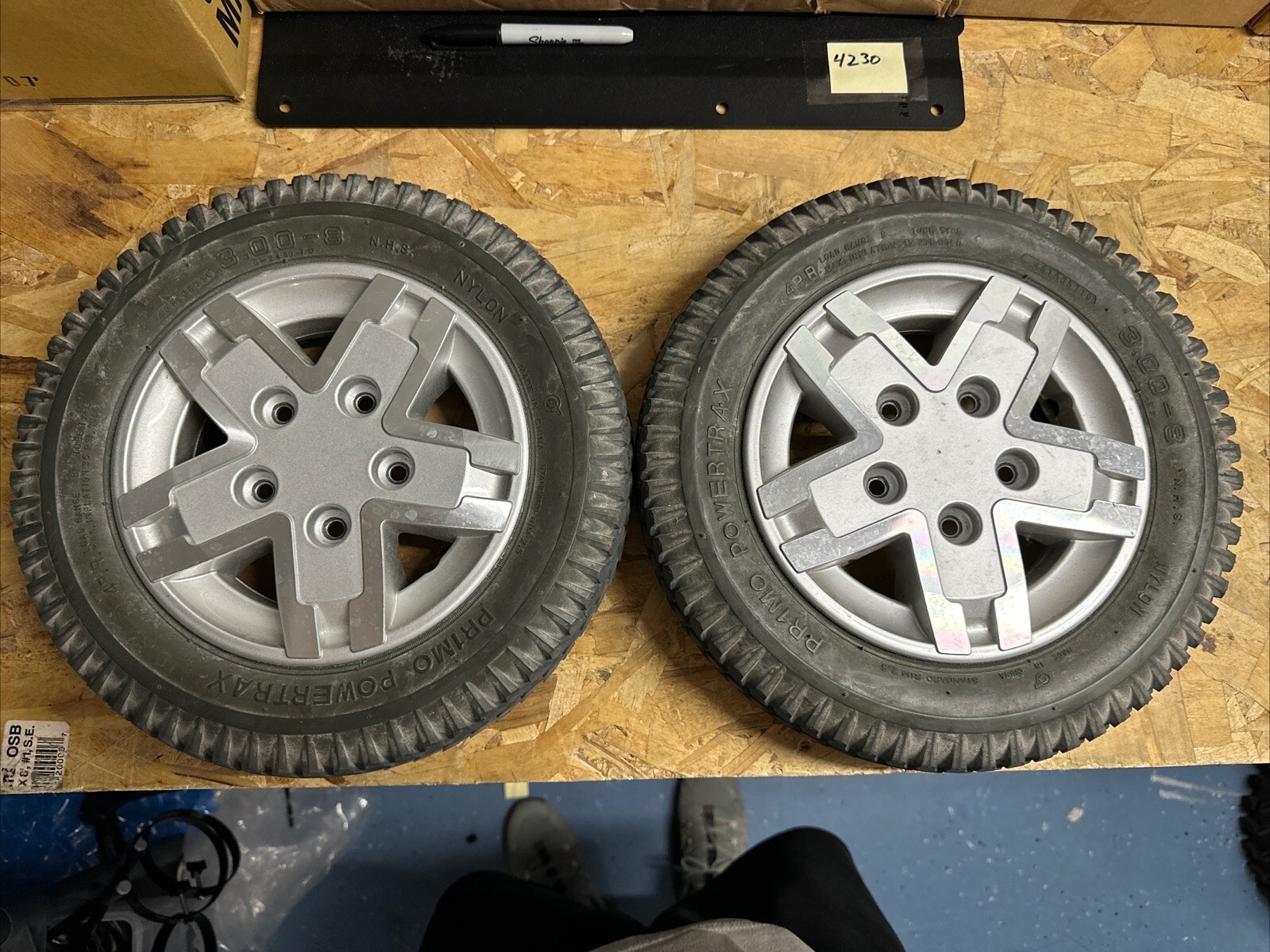 PRIMO POWERTRAX WHEELCHAIR TIRE 3.00-8 SOLID | eBay